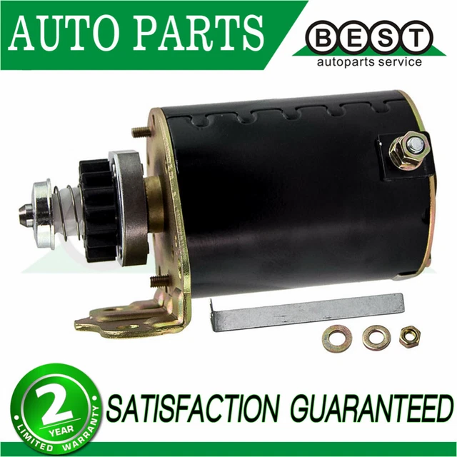 STARTER MOTOR FOR Briggs & Stratton Aftermarket Ride on Mower AM38136 ...