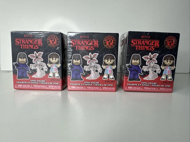 FUNKO MYSTERY MINI: Stranger Things - Mini Figure - Blind Box X3 £24.94 ...