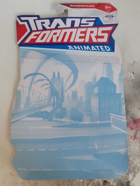 TRANSFORMERS ANIMATED CYBERTRON Optimus Prime backing card £5.00 ...