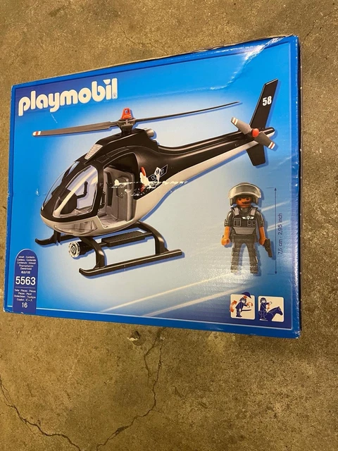 PLAYMOBIL 5563 CITY ACTION – SEK-Helikopter - Polizei Hubschrauber EUR ...
