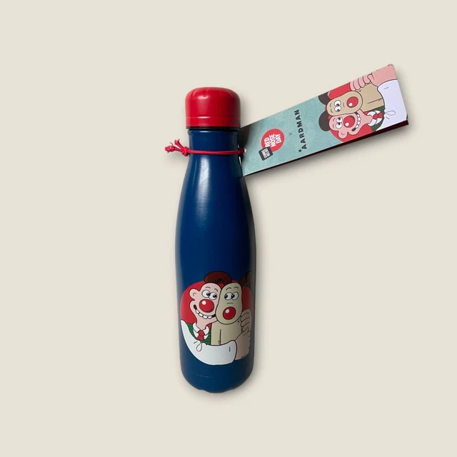 AARDMAN WALLACE AND Gromit Comic Relief Red Nose Day Water Bottle 500ml ...