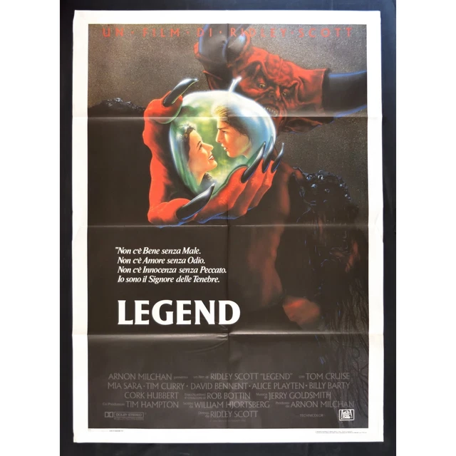 AFFICHE LEGEND RIDLEY Scott Tom Cruise Mia Sara Fantasy Diable A240 EUR 40,11 - PicClick FR