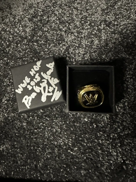 WWE WWF WRESTLING Bushwacker Luke Signed Replica Hall Of Fame HOF Ring ...