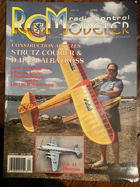 RCM RADIO CONTROL Modeler Magazine avril 1998 EUR 3,85 - PicClick FR