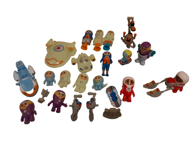 CBEEBIES RARE GO Jetters Glow In The Dark magazine Toy Figures Bundle ...