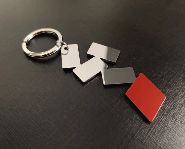 ORIGINAL AUDI SPORT Alessi Italy Design Key Ring 3181500500 Keyring Key ...