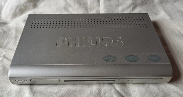 PHILIPS DTR 500 Digital Terrestrial Receiver Tv Box Dtr500/50 Silver ...