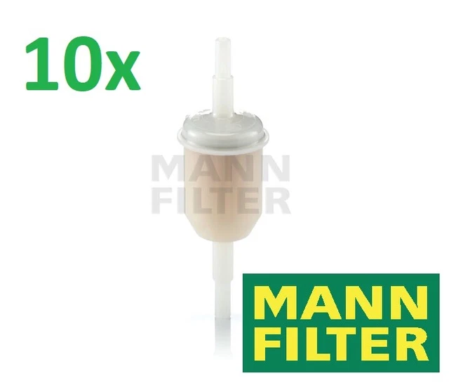 10 X KRAFTSTOFFFILTER MANN Filter WK31/2 Benzinfilter Universalfilter ...