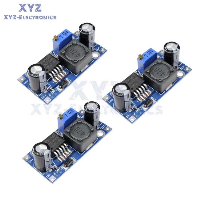3PCS LM2596 DC-DC Step Down Voltage Converter Arduino Module Regulator ...