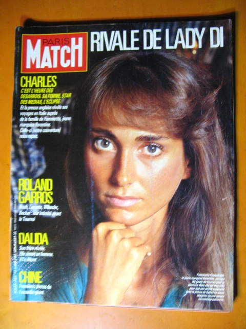 PARIS MATCH N 1984 du 05/06/1987-Fiammetta Frescobaldi rivale de Lady Di. Dalida EUR 1,99 ...