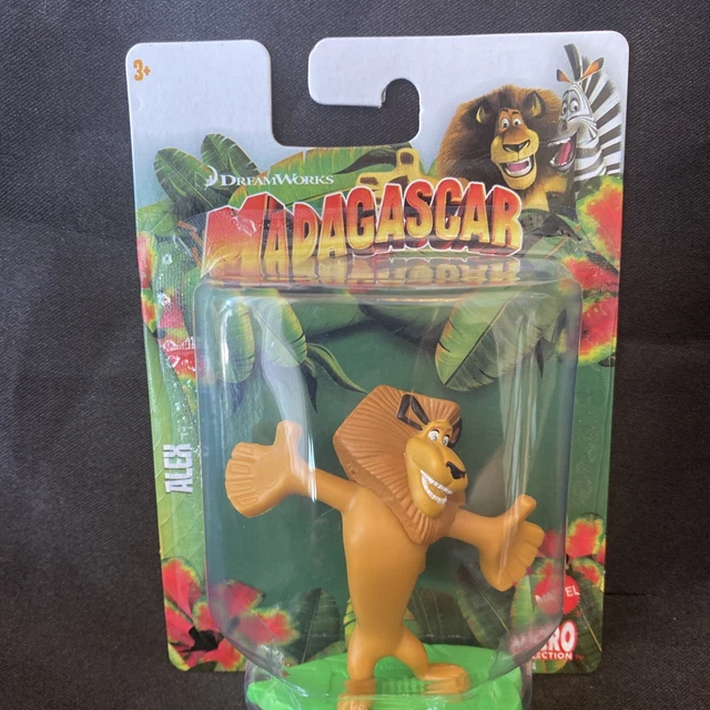 MATTEL DREAMWORKS MADAGASCAR Alex the Lion Micro Figures Cake Topper ...