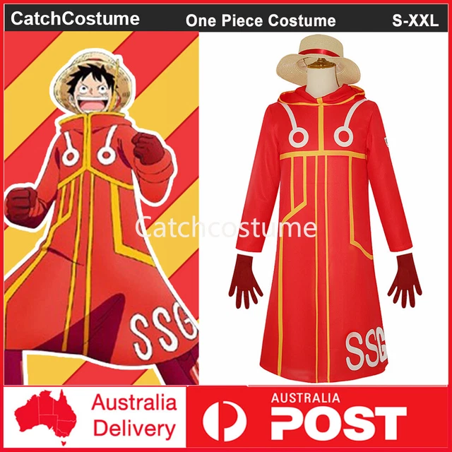 ONE PIECE EGGHEAD Arc Monkey D Luffy Cosplay Costume Party Carnival ...