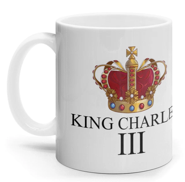 KING CHARLES III mug king Charles Crown mug 2022 Ceramic Mug, new king ...