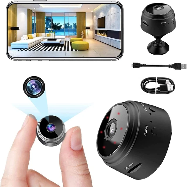 MINI CAMERA CACHEE Enregistreur Full HD 1080P Micro Caméra Wifi ...