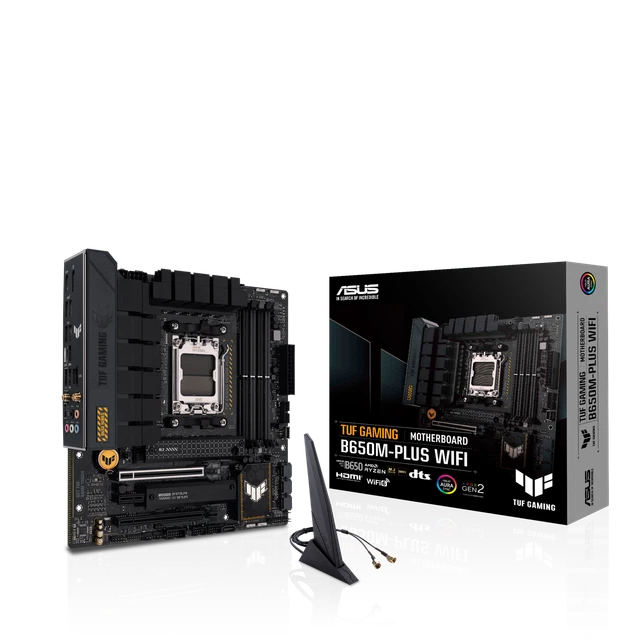 ASUS TUF GAMING B650M-PLUS WIFI AMD B650 Socket AM5 micro ATX £195.00 ...