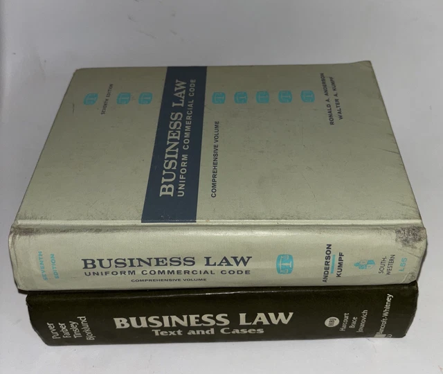 BUSINESS LAW BUNDLE – 1964 UCC 7th Ed. Comprehensive Volume + Business ...