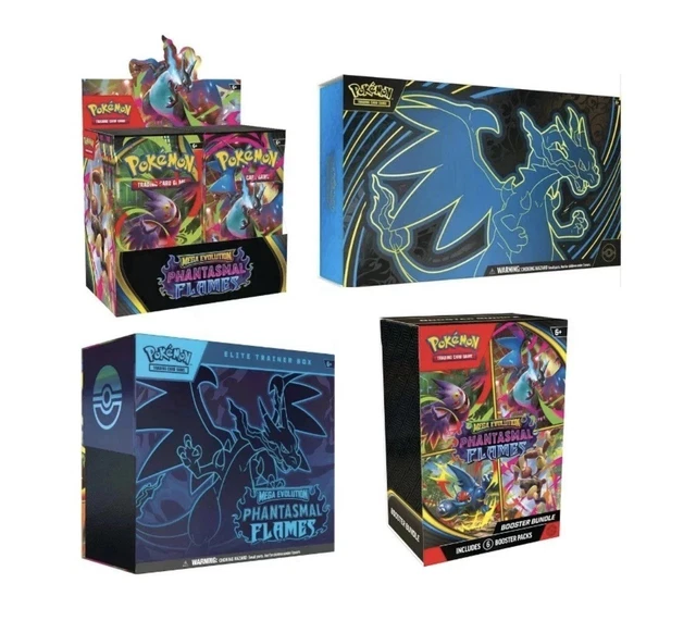 POKÉMON TCG MEGA Charizard X ex Ultra Premium Collection UPC Combo Set ...