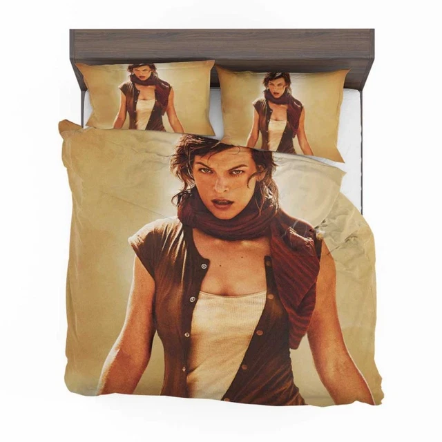 RESIDENT EVIL EXTINCTION Movie Milla Jovovich Alice Quilt Duvet Cover ...