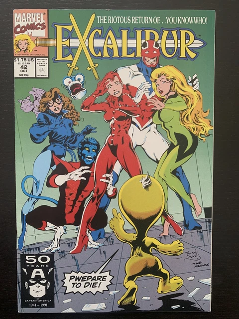 MARVEL COMICS EXCALIBUR #42: A Hatch Is Plotted EUR 2,32 - PicClick IT
