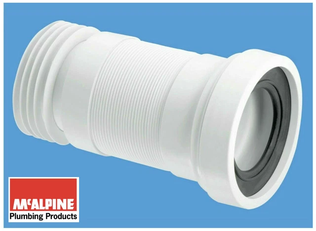 MCALPINE WC-F23R FLEXIBLE W.C Pan Toilet Connector £16.95 - PicClick UK