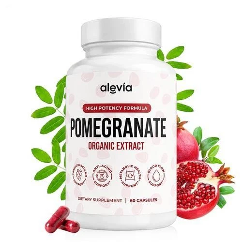 2PACK ALEVIA POMEGRANATE Capsules 60ct Organic Extract Antioxidant £14. ...