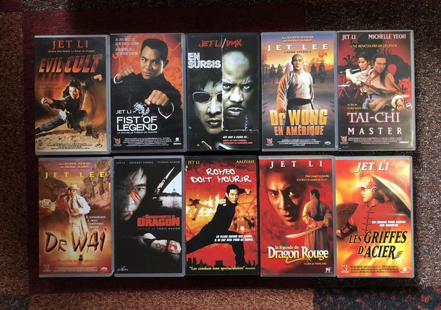 LOT DE 10 VHS Jet Li (jet Lee) EUR 65,00 - PicClick FR