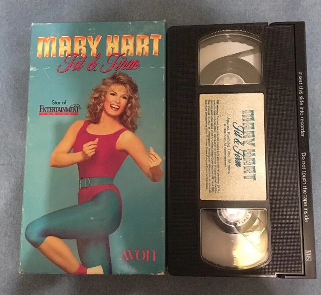 1990 AVON MARY Hart FIT & FIRM VHS Tape New and Sealed 80s ...