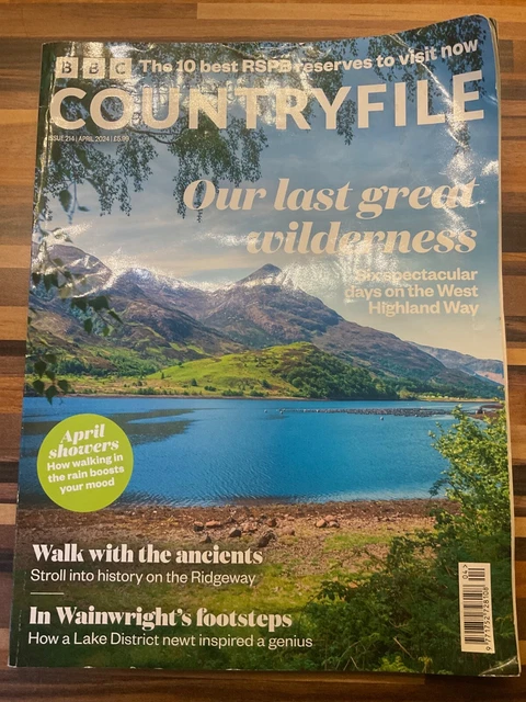BBC COUNTRYFILE ISSUE 214 - April 2024 - Our Last Great Wilderness £5. ...