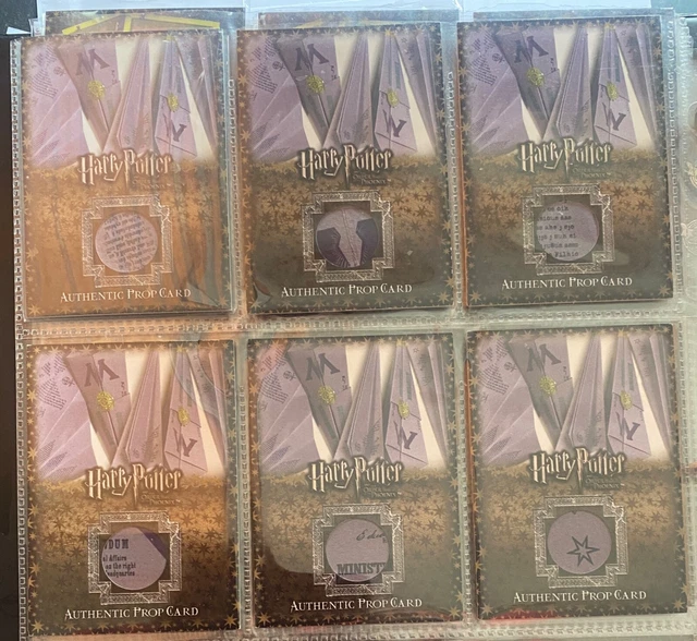 HARRY POTTER P2 Card Selection Ministry Magic Flying Memos Order ...