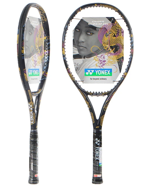 YONEX 2022 EZONE 100 OSAKA Tennisschläger Schläger schwarz gelb 100sq 300g 16x19 EUR 285,73 ...
