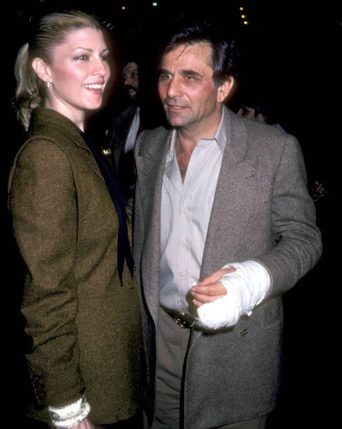 ACTOR PETER FALK & wife Shera Danese at the Opening Night Performa ...