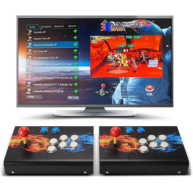 PANDORA BOX SAGA EX2 3D plus arcade 10888 in 1 familiale console de jeu ...