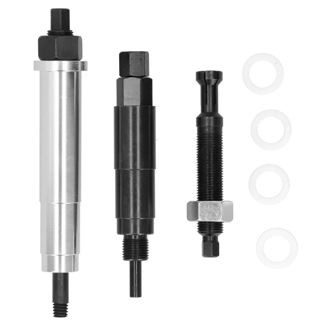 BROKEN SPARK PLUG Extractor Removal Tool Self Tapping Puller Pusher Kit ...