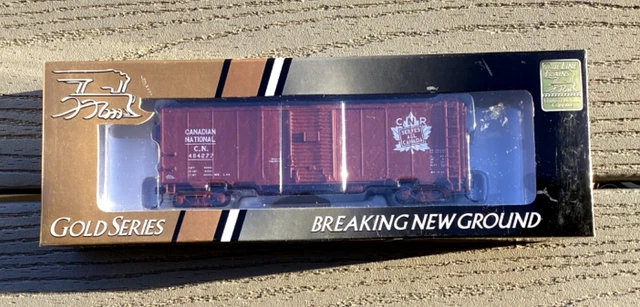 TRUE LINE TRAINS 1/87 Ho Cnr 40' Box Car W/ White Logo Rd. #484277 Nib ...