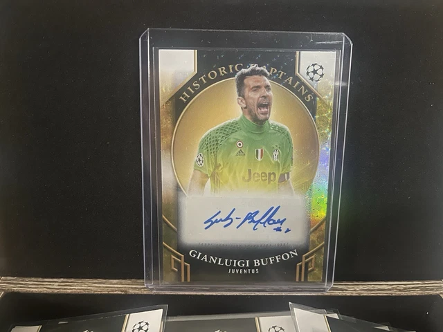 TOPPS UCC 2024-25 Gianluigi Buffon - Historic Captains- FoilFractor - 1 ...