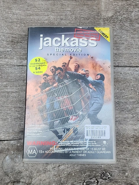 JACKASS THE MOVIE Special Edition VHS Video Tape $60.00 - PicClick AU
