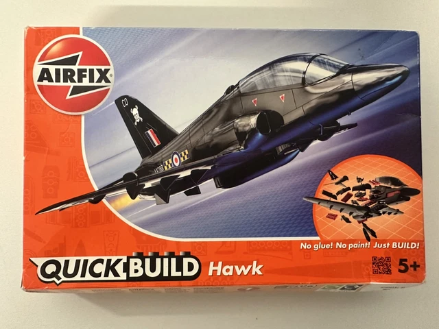 AIRFIX QUICKBUILD LEGO Airplane Hawk Plane Model Kit Aircraft £26.70 ...