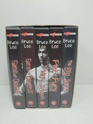 BRUCE LEE VHS Video Collection Game of Death Fist of Fury Big Boss Way ...