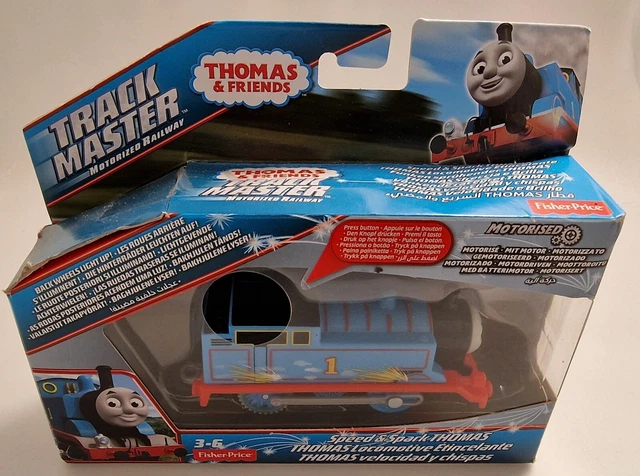 THOMAS & FRIENDS Track Master Speed & Spark Thomas - Fisherprice New ...
