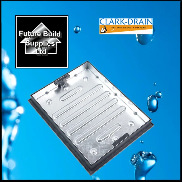 CLARK DRAIN RECESSED BLOCK PAVING MANHOLE COVER CD790R65 600mm x 450mm ...