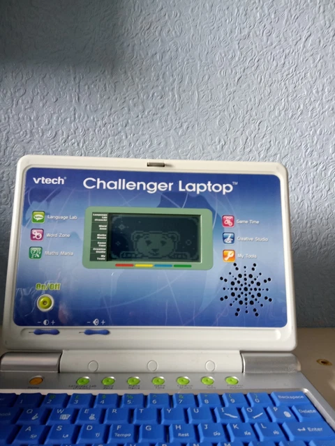 VTECH CHALLENGER LAPTOP, Blue, Kids Laptop with Vocabulary, Maths- PRE ...