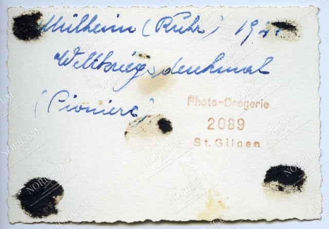 FOTO MÜLHEIM / Ruhr Denkmal Gefallene WK1 Soldaten Wehrmacht Ruhrgebiet ...