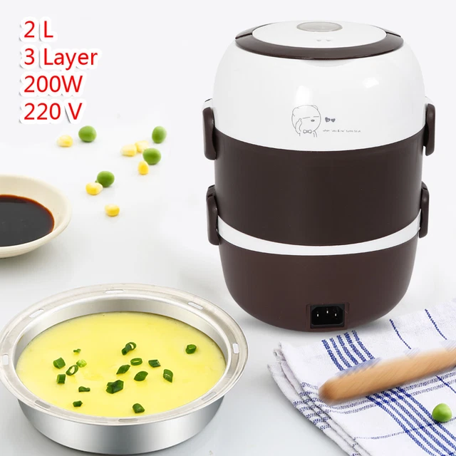 BOÎTE À LUNCH électrique Chauffante Box Portable Cuiseur à Vapeur ...