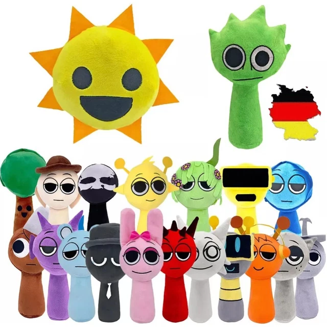 SPRUNKI PLUSH TOY Doll Simon Oren Wenda Sprunki Plushies Stuffed Doll ...