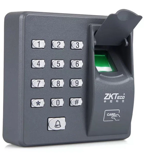 ZKTECO FINGERPRINT+125KHZ RFID Card+Password Door Access Controller Keypad TOP EUR 27,27 ...