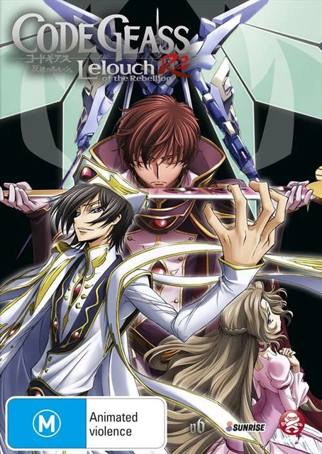 CODE GEASS - Lelouch of the Rebellion - R2 : Vol 6 DVD Reg 4 SEALED £9. ...
