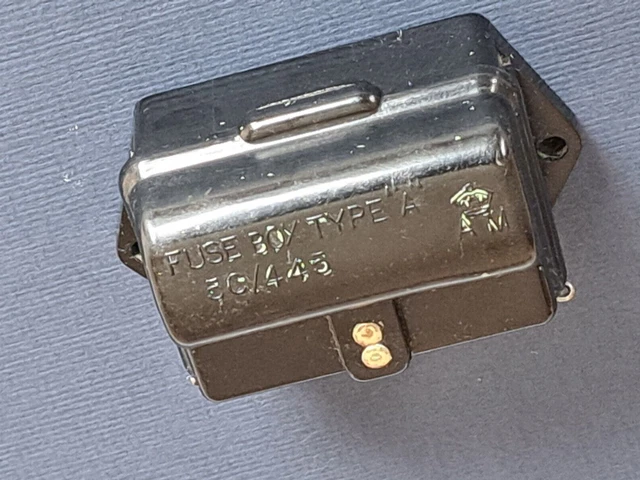 WW2 & LATER 5C/445 Fuse Box, Type A. Bakelite. (FB1) £15.00 - PicClick UK