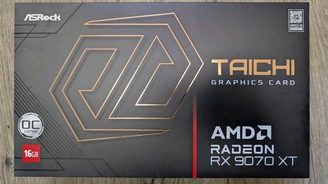 ASROCK AMD RADEON RX 9070 XT Taichi OC 16GB GDDR6 Graphics Card $1,745. ...