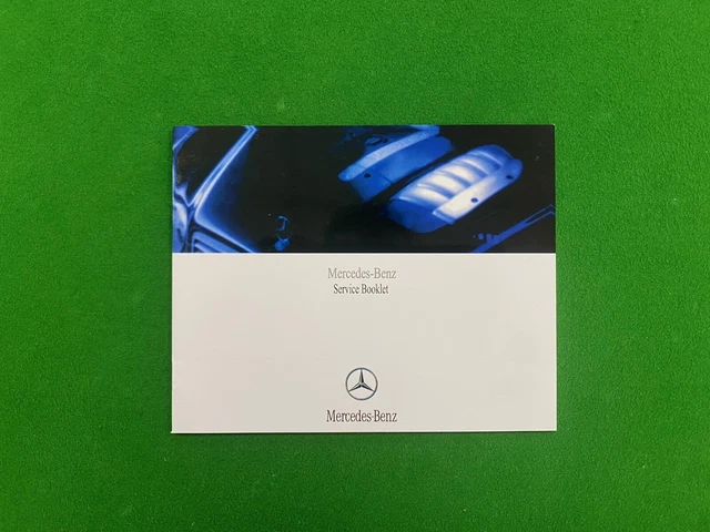 MERCEDES SERVICE HISTORY Book, Brand New & Genuine, Not Duplicate, Amg ...
