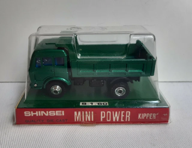 MERCEDES SHINSEI-JAPAN METAL Kipper Dump Truck + Original 70's Box £26. ...